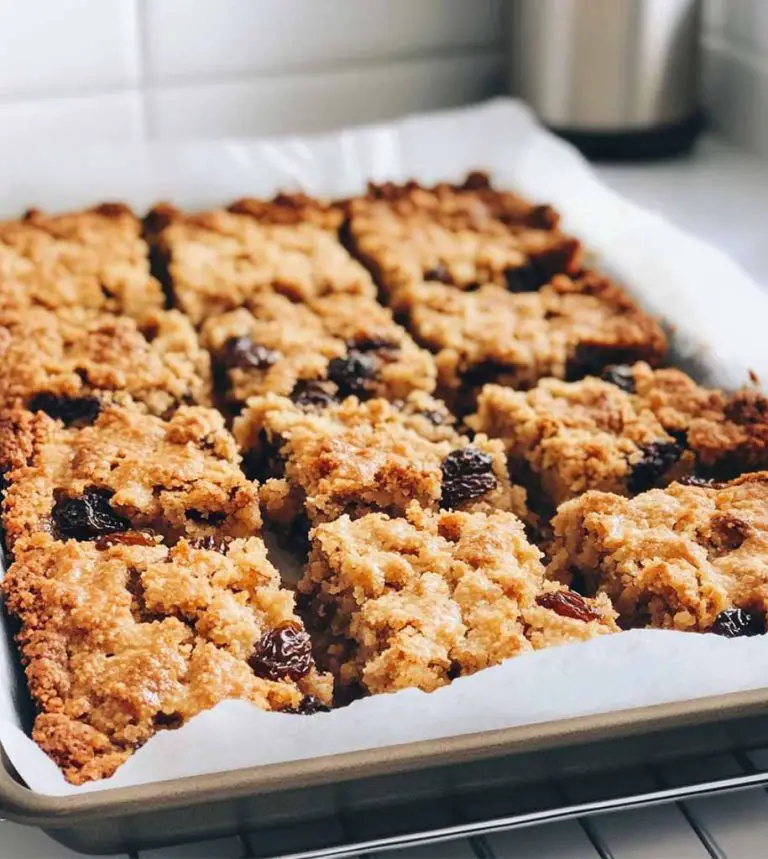 Tangy Raisin Crumble Bars - FunCraftyKitchen