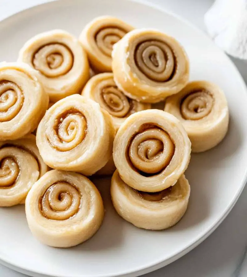 Old-Fashioned Peanut Butter Pinwheels - FunCraftyKitchen
