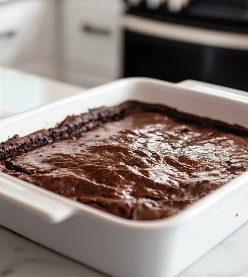 Fudgy Chocolate Dump Cake - FunCraftyKitchen