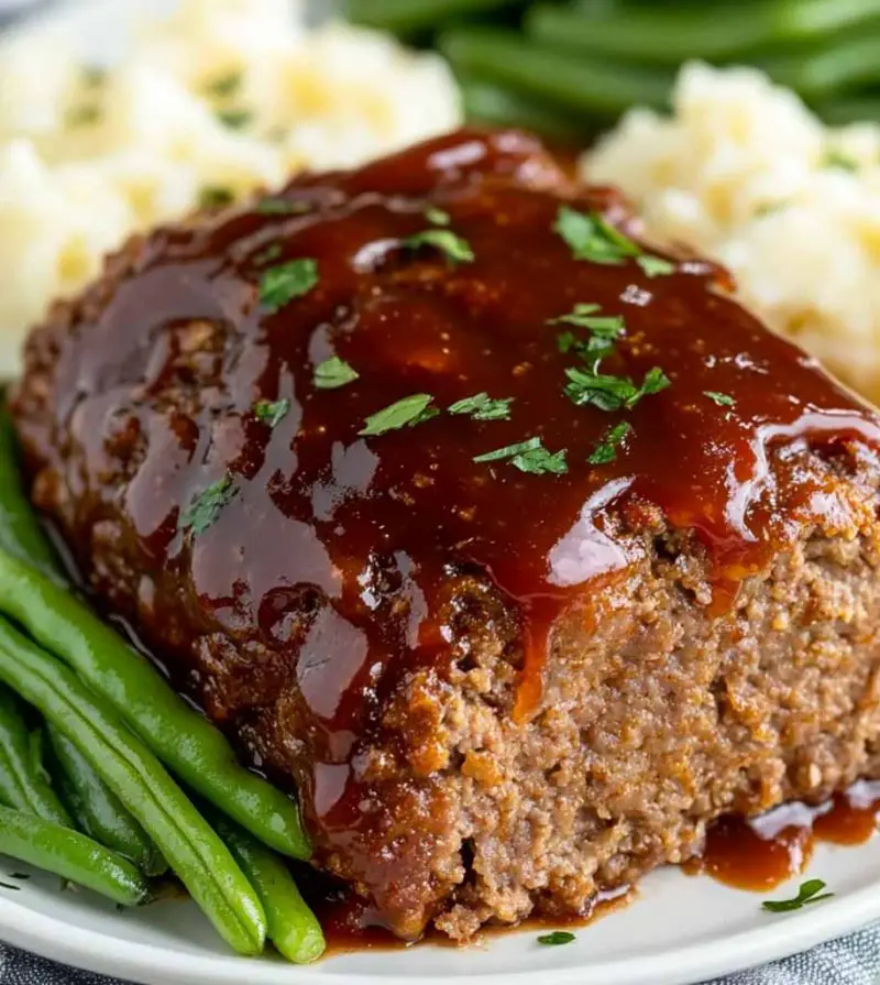 Cracker Barrel Meatloaf - FunCraftyKitchen