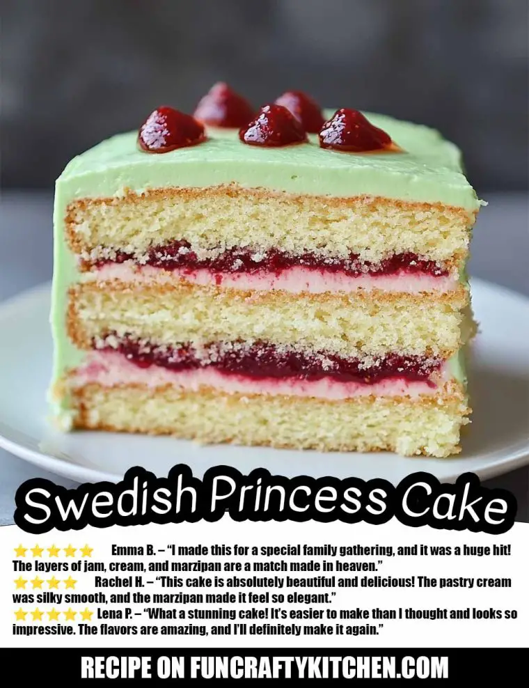 Swedish Princess Cake - FunCraftyKitchen