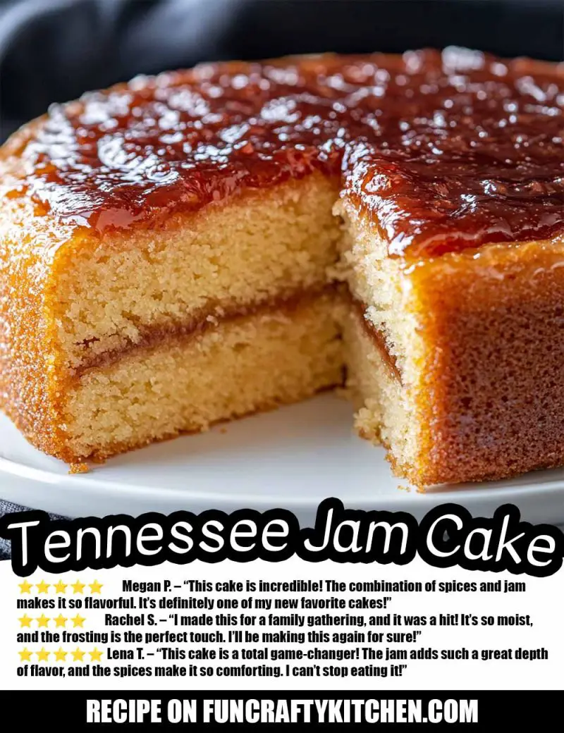 Tennessee Jam Cake - FunCraftyKitchen