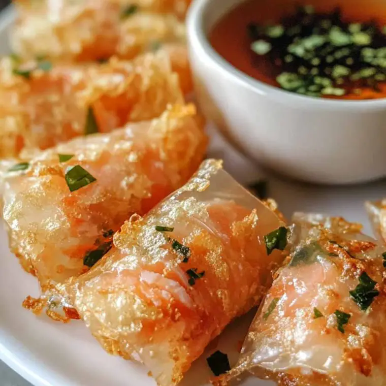 Crispy Salmon Rice Paper Bites - FunCraftyKitchen