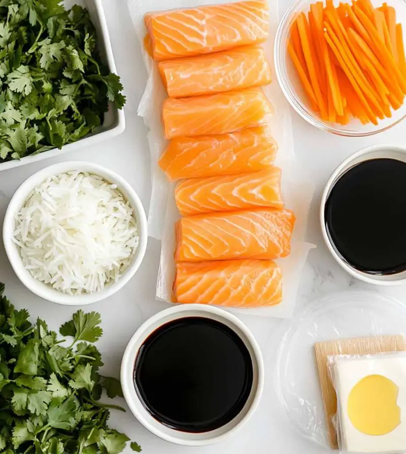 Crispy Salmon Rice Paper Bites - FunCraftyKitchen