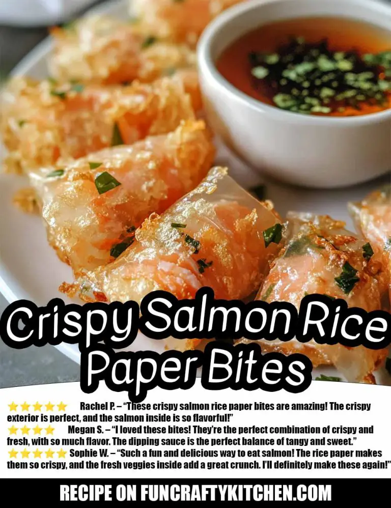 Crispy Salmon Rice Paper Bites - FunCraftyKitchen