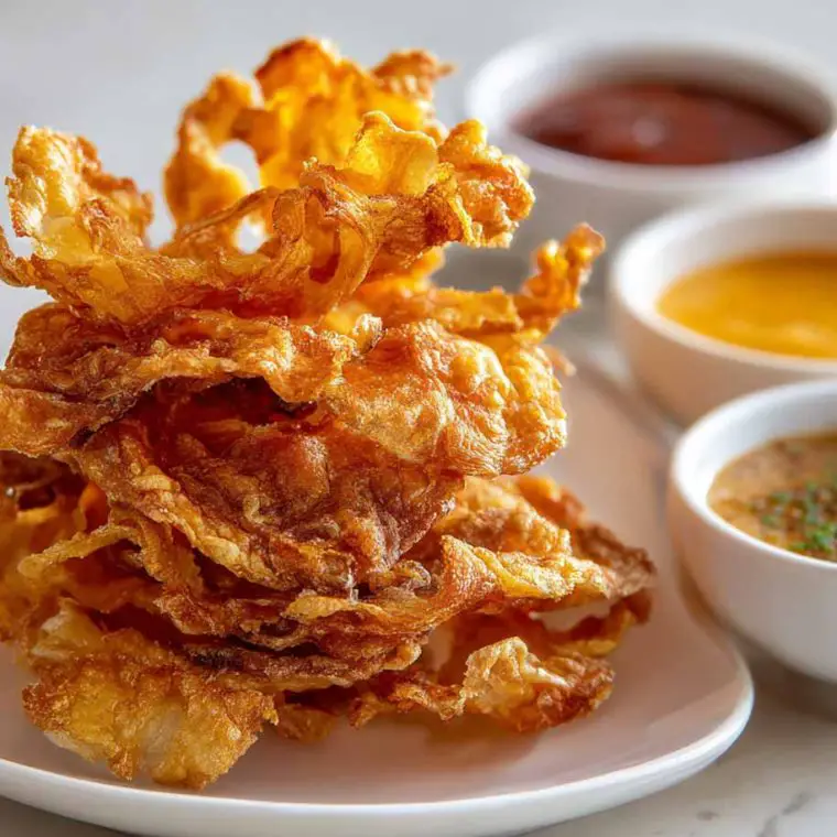 Crispy Chicken Skin Chips with Dipping Sauces - FunCraftyKitchen