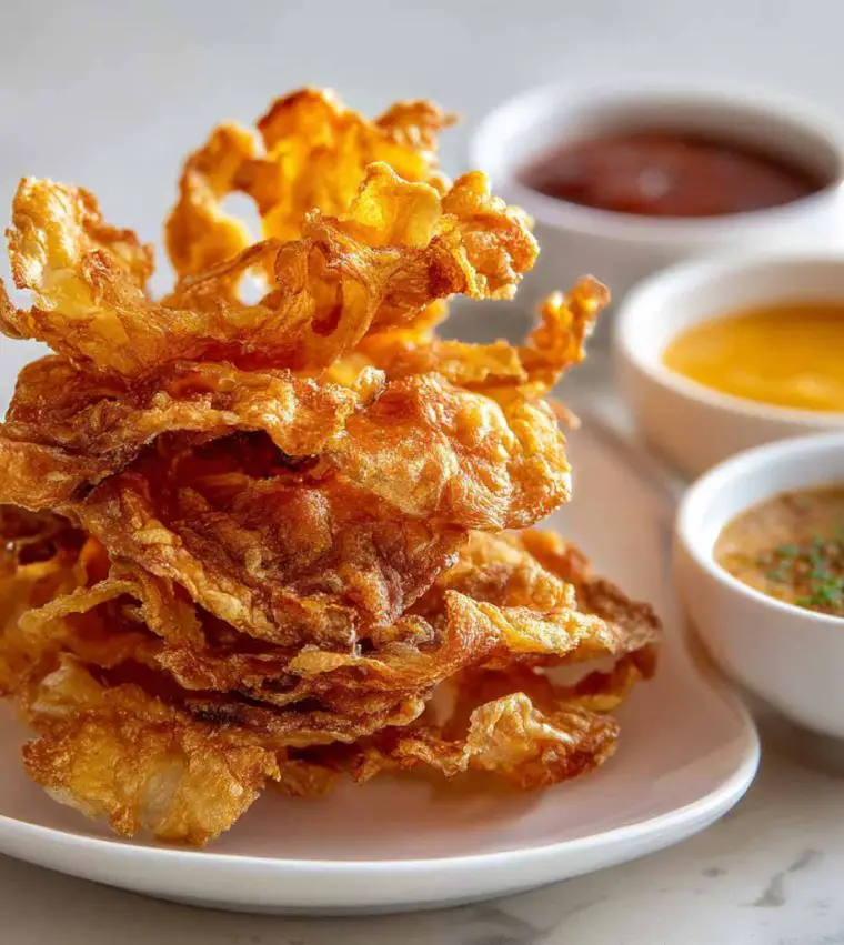 Crispy Chicken Skin Chips with Dipping Sauces - FunCraftyKitchen